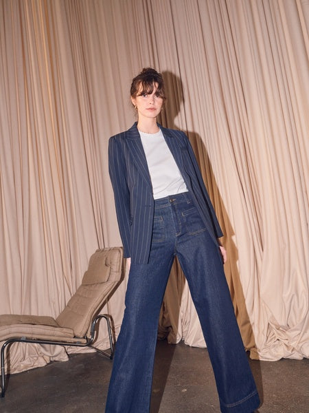 Mos Mosh Soey Glam Jeans-Dark Blue – Eva Lucia